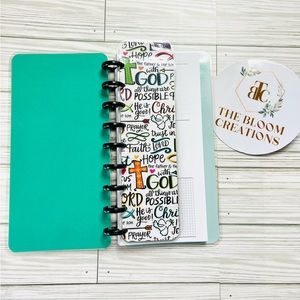 Hand Crafted | Office | Classic Skinny Happy Planner Size Faith Hope ...